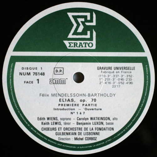 Erato Label Guide | Records | LP | Vinyl | Nomenclature | Références